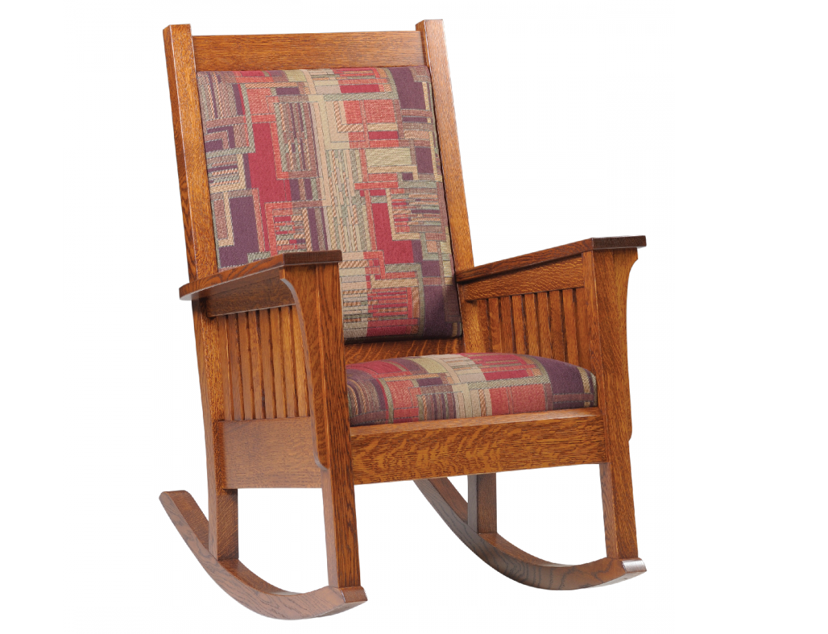Mission Slat Rocking Chair - Amish Furniture of Austin