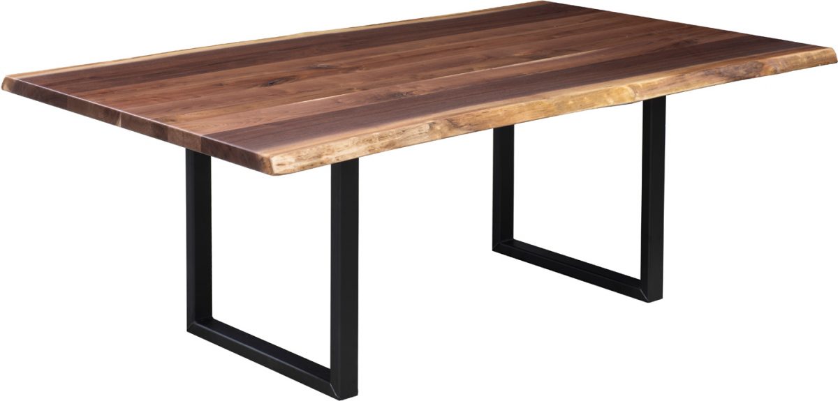 Wooden X-Base Table - Amish Furniture of Austin