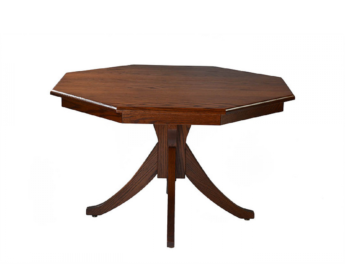 Traditional Pedestal Table with Octagon Top Option - Amish Furniture of ...