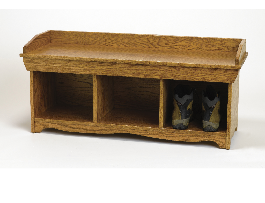 Shaker Bench with Storage Option - Amish Furniture of Austin