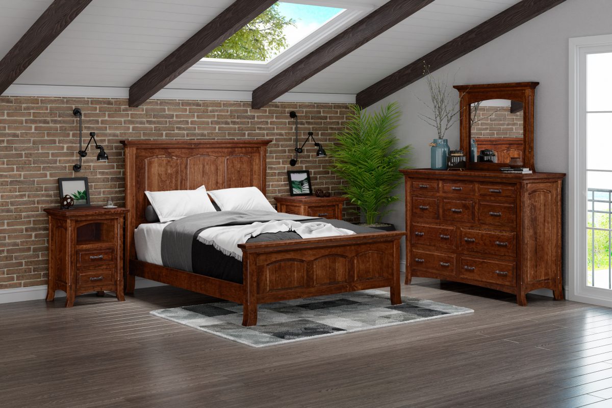 Shaker Pencil Post Bedroom - Amish Furniture of Austin